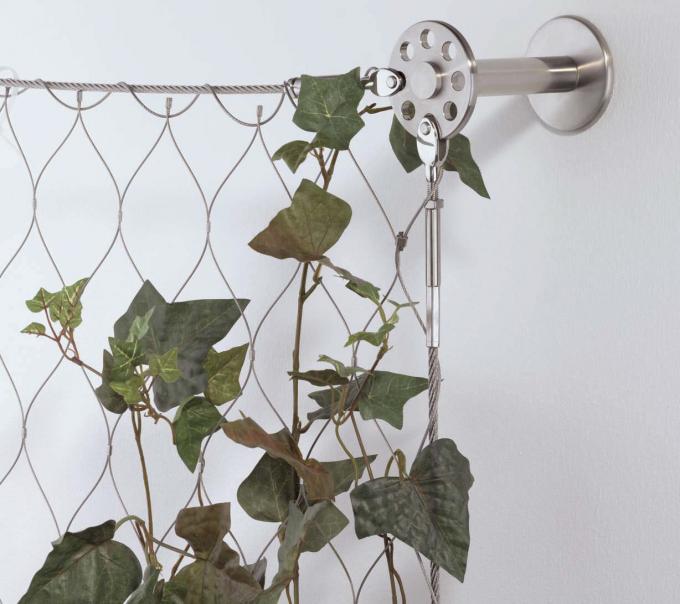 X Tend Stainless Steel Green Wall Mesh For Plants Supporting / Garden Fence