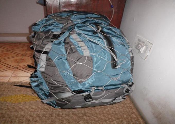 Professional Rucksack Security Mesh / Backpack Wire Mesh For Security