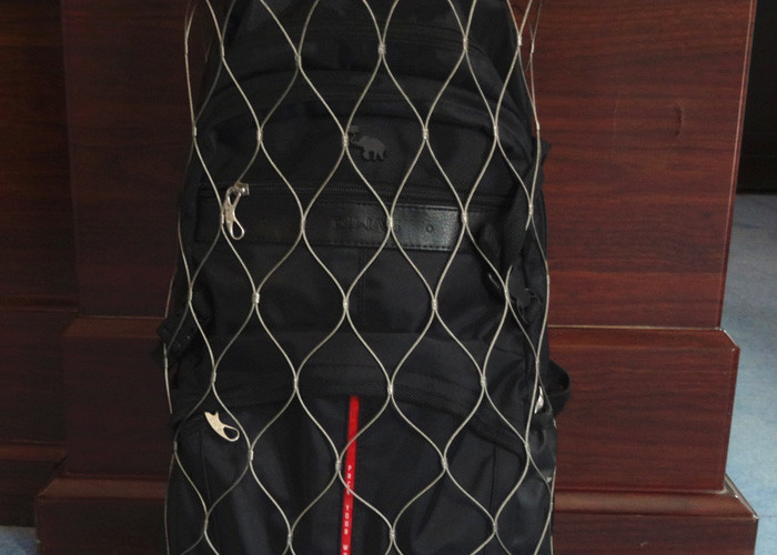 Stainless Steel Anti Theft Backpack Mesh 1.2-3.2mm Wire Diameter For Safety