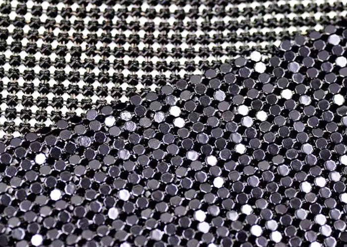 Plain Weave Metallic Silk Fabric 3mm Shiny Cloth Fashion Accesory