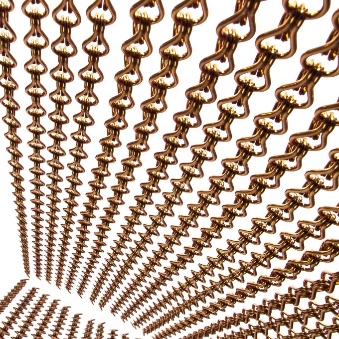 Fashion Door Fly Mesh Curtains , Colorful Metal Chain Fly Curtains For ...